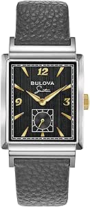 Amazon.com: Bulova Men's Frank Sinatra "My Way" Leather Strap Watch ...