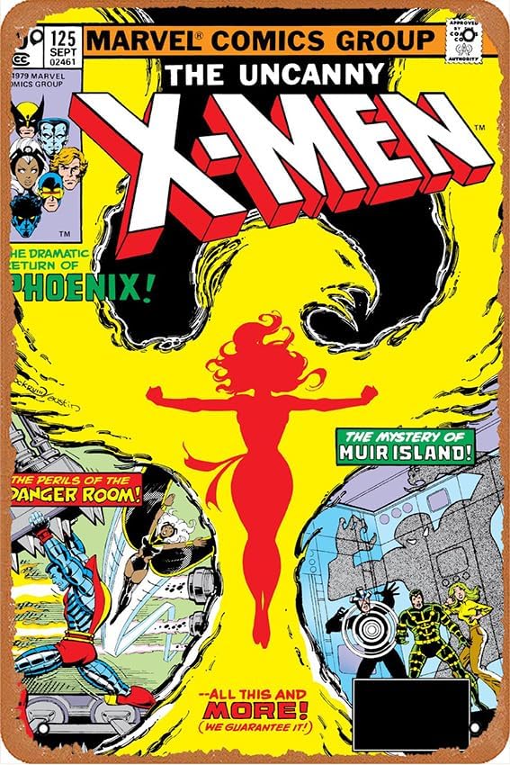 Amazon.com: Vintage Metal Tin Sign Retro Metal Sign The Uncanny X-Men ...