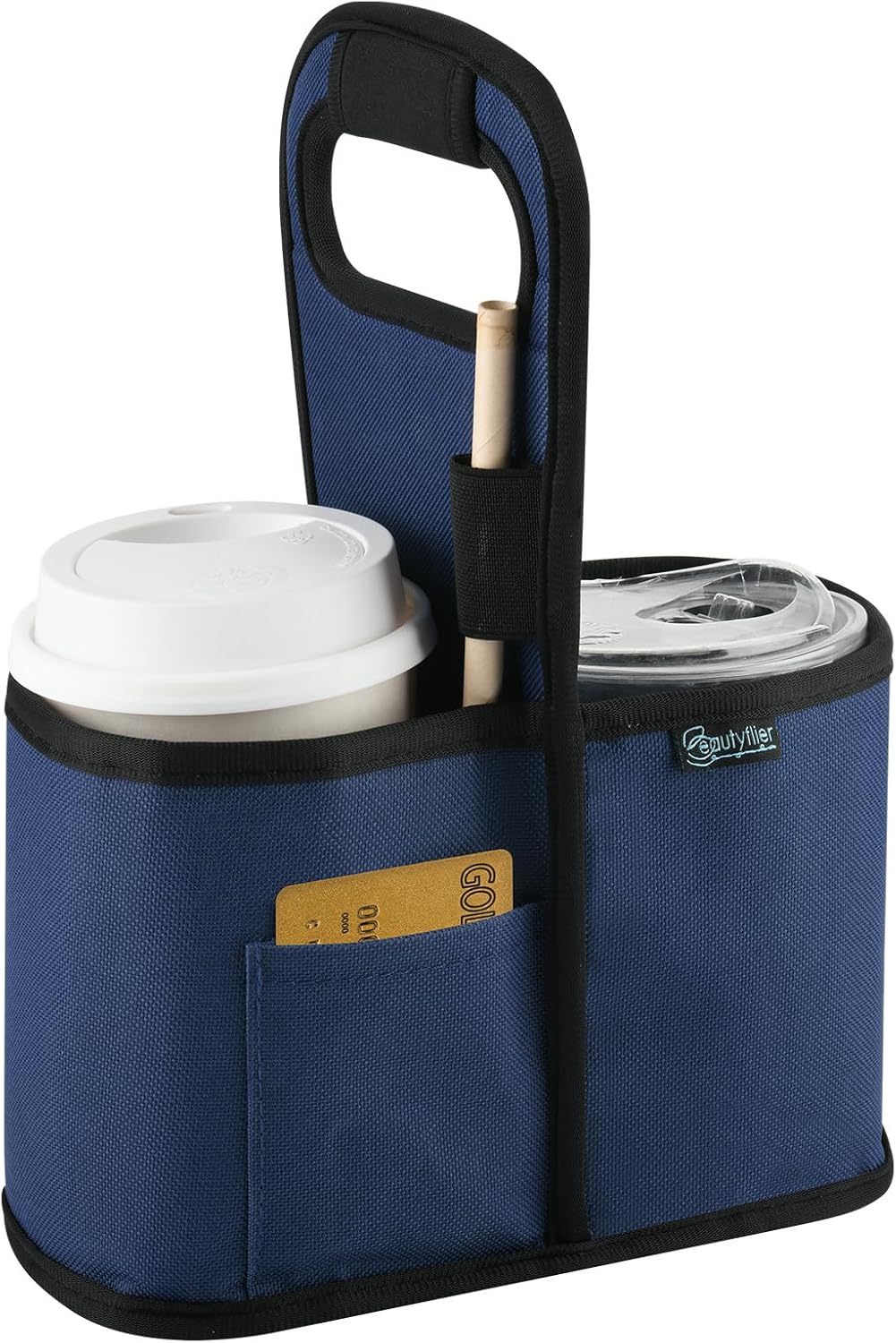 Amazon.com: Beautyflier Drink Carrier with Handle for Delivery Reusable ...