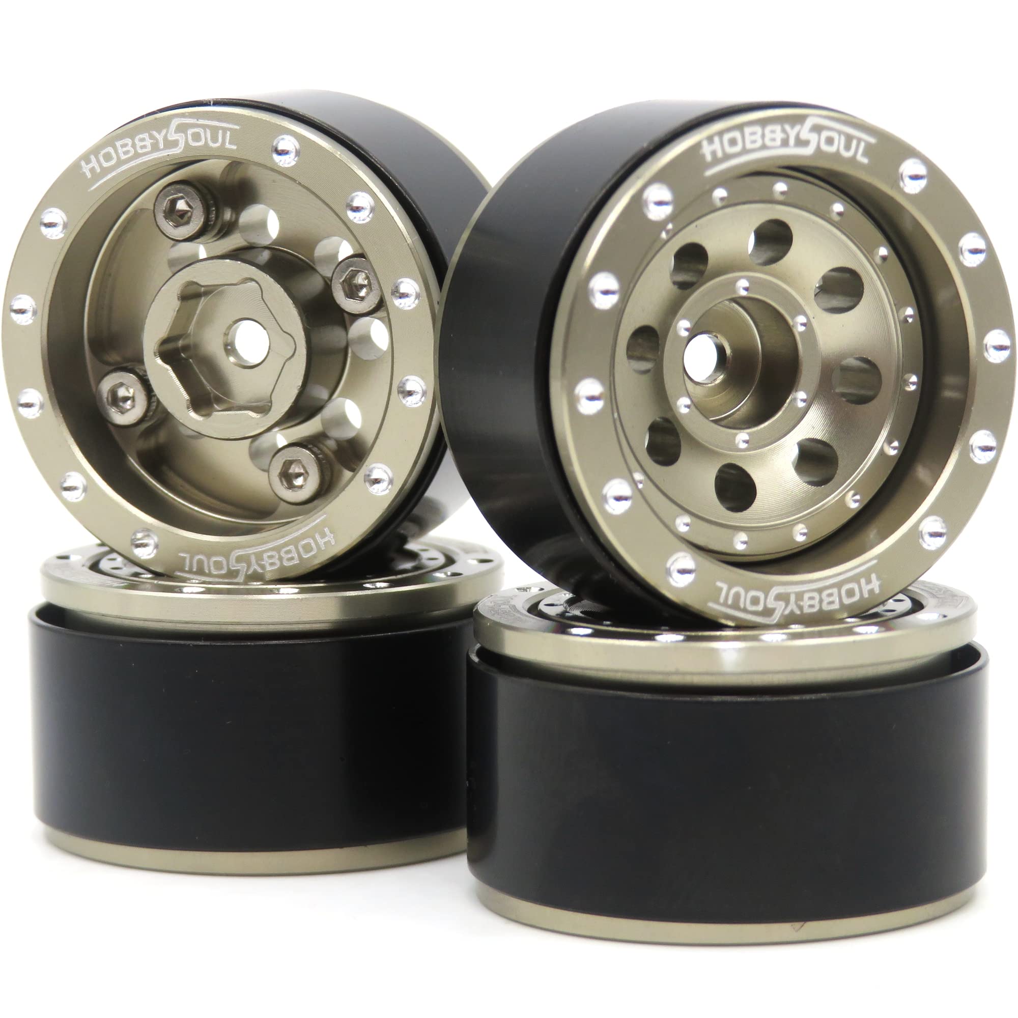 Snapklik.com : Hobbysoul Adjustable Offset 1.0 Beadlock Wheels ...