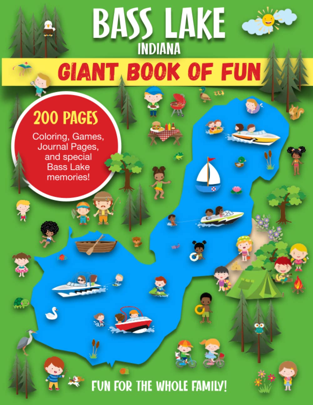 Bass Lake Giant Book of Fun: Bass Lake, Starke County, Knox, Indiana ...