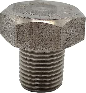 Amazon.com: 1" NPT Male Thread Hex Plug, Carbon Steel A105 Forged Pipe ...