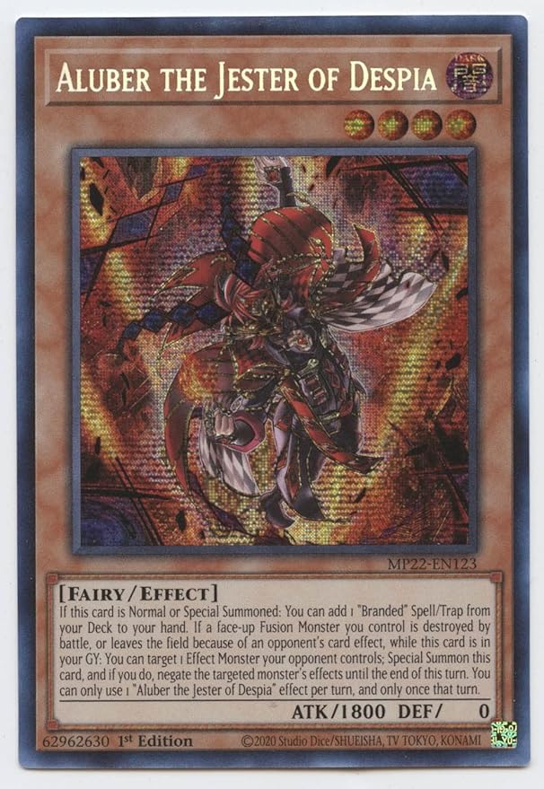 Amazon.com: Yu-Gi-Oh! Aluber The Jester of Despia - MP22-EN123 ...
