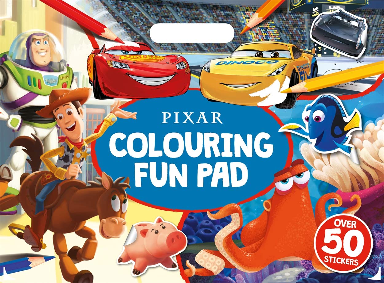 Amazon.com: DISNEY PIXAR COLOURING FUN PAD: 9781785574306: Books, Igloo ...