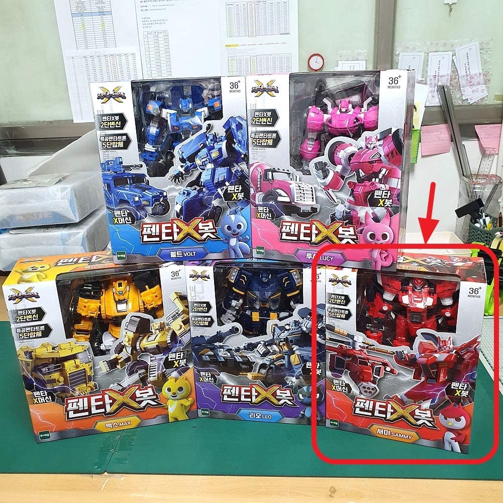 MiniForce Penta X Bot Sammy Semi Pentatron Sammybot semibot Transformer ...