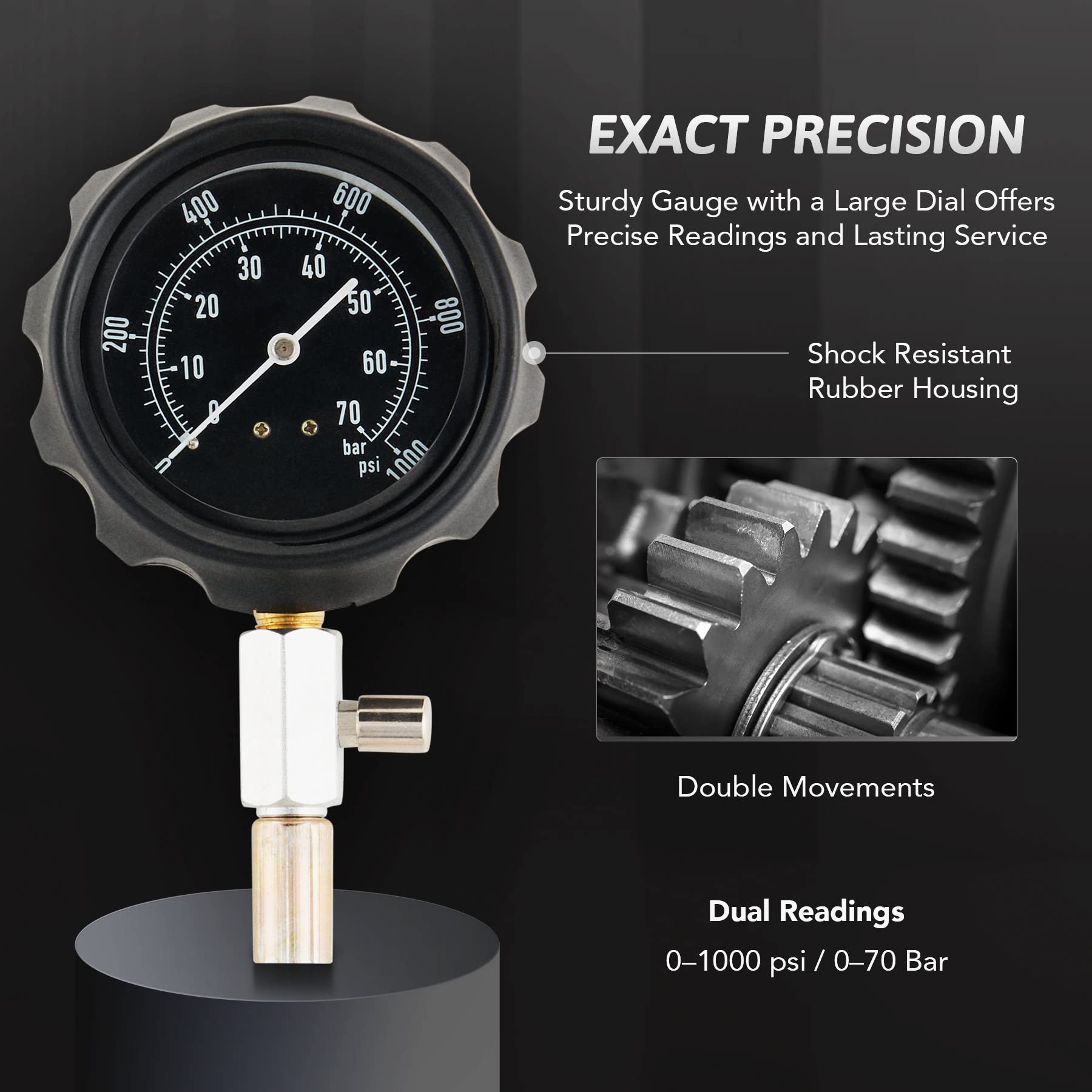 OMT Diesel Engine Compression Tester, 18pc Diesel Compression Tester ...