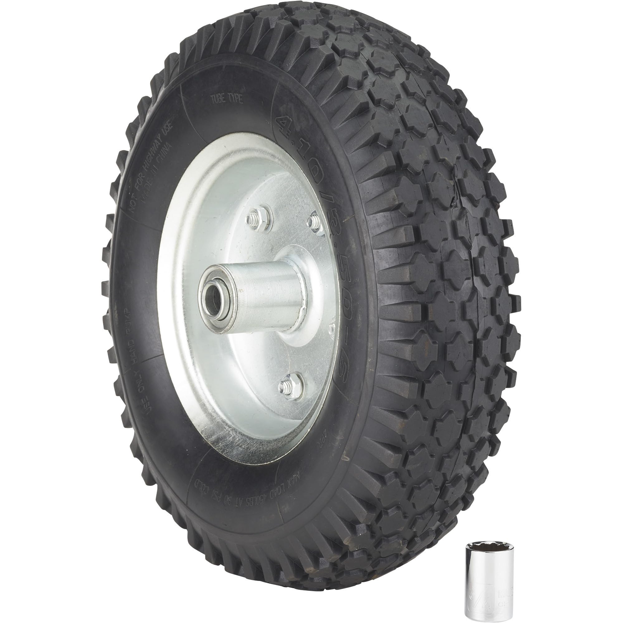 Snapklik.com : Ironton 12in. Pneumatic Wheel And Tire- 450-Lb. Capacity