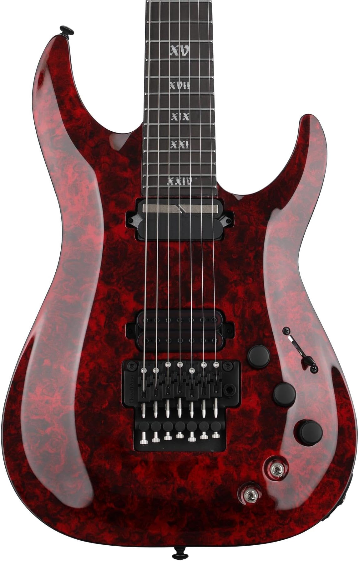Amazon.com: Schecter C-7 FR-S Apocalypse - Red Reign : Musical Instruments