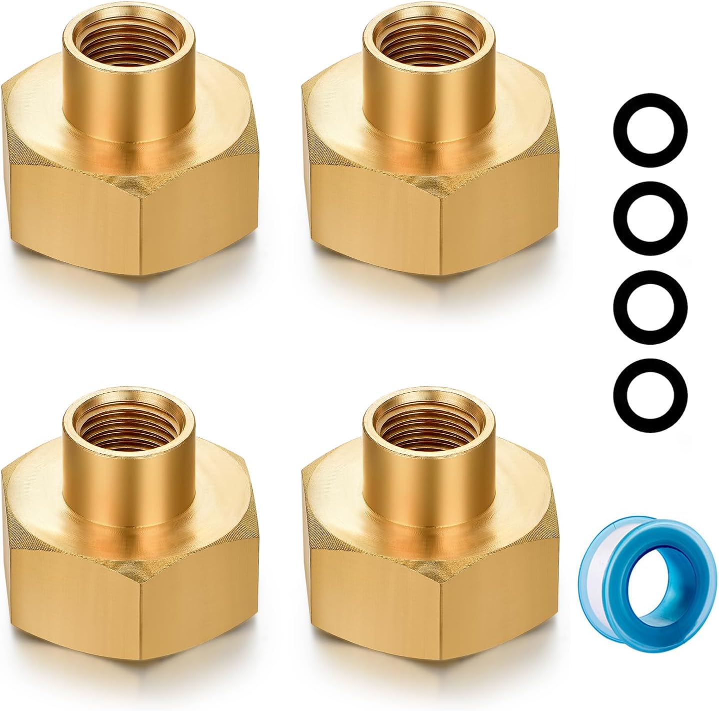 Amazon.com: FASPARTS 3/8" Female NPT FPT FIP to 3/4" Male GHT Garden ...