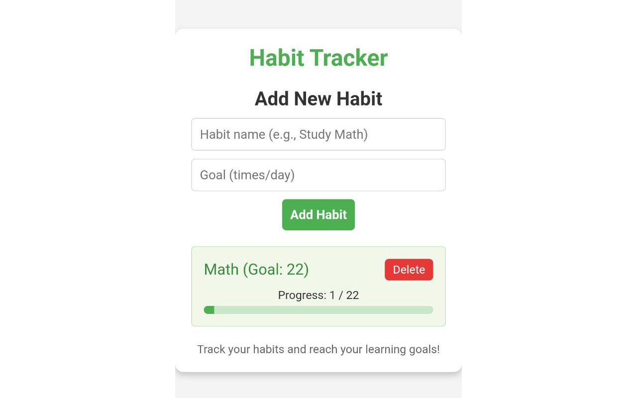 App Learning Habit Tracker - App on Amazon Appstore