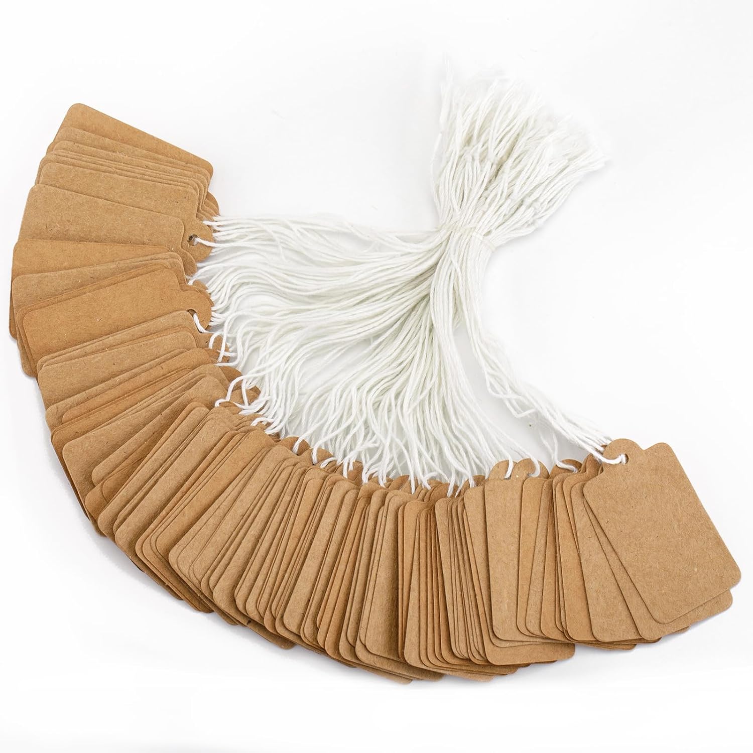 jijAcraft 500Pcs Blank Tags with String, Brown Philippines | Ubuy