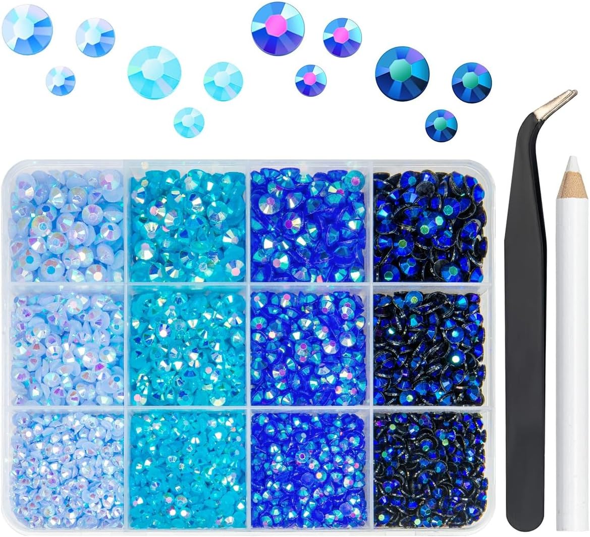 Amazon.com: 16000PCS Olive Green Crystal Resin Rhinestones for Crafts ...