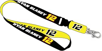 Amazon.com: R and R Imports Ryan Blaney #12 NASCAR Cup Series Lanyard ...