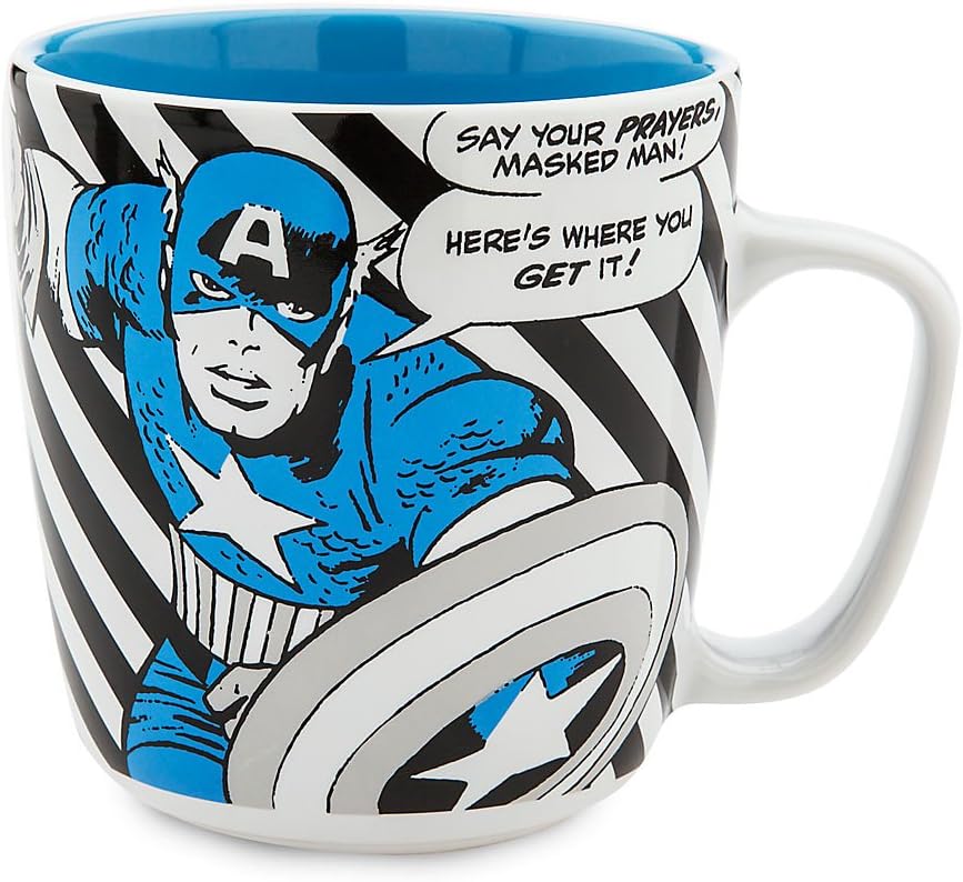 Amazon.com: Marvel Captain America Marvel Comic Book Mug : Home & Kitchen