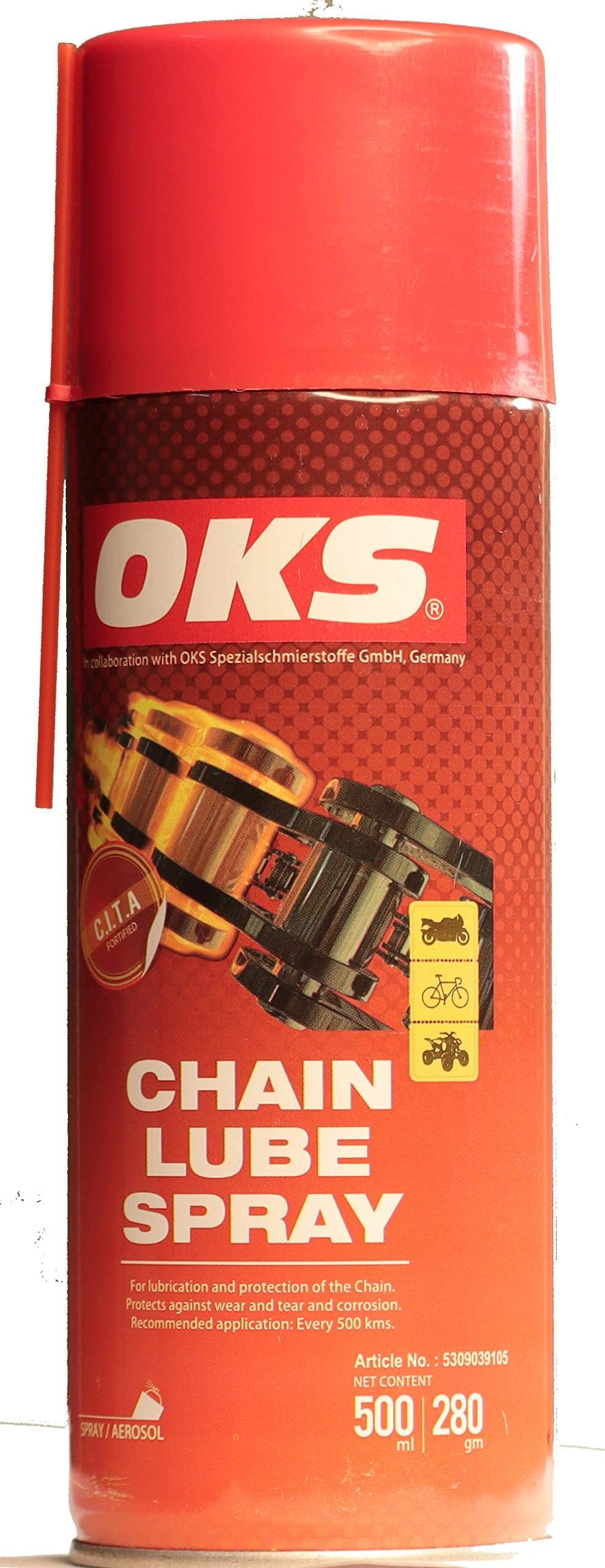 OKS German Chain Lube Spray 500 ml : Amazon.in: Sports, Fitness & Outdoors