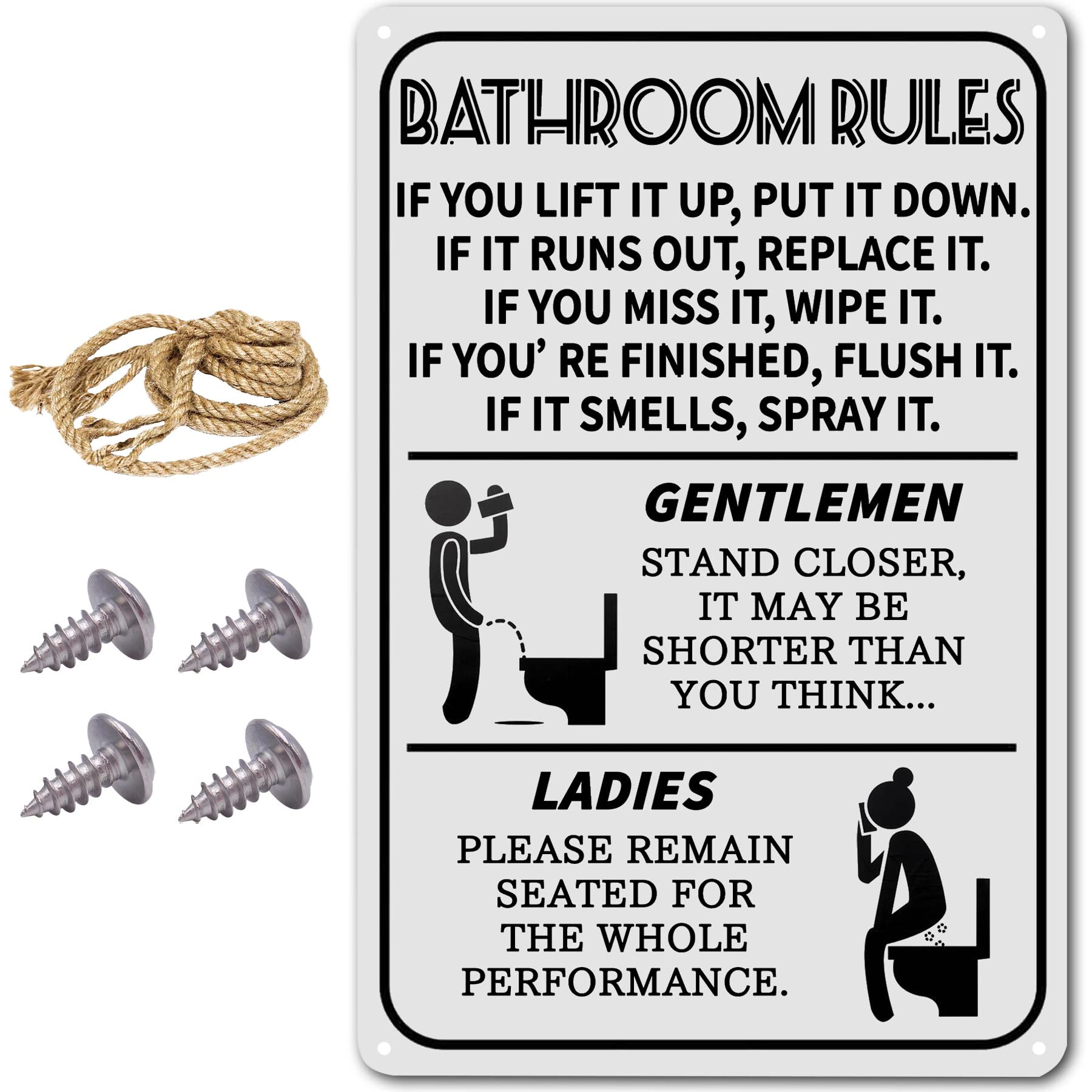 Funny Bathroom Etiquette Signs For Men Funny Bathroom Signs Toilet