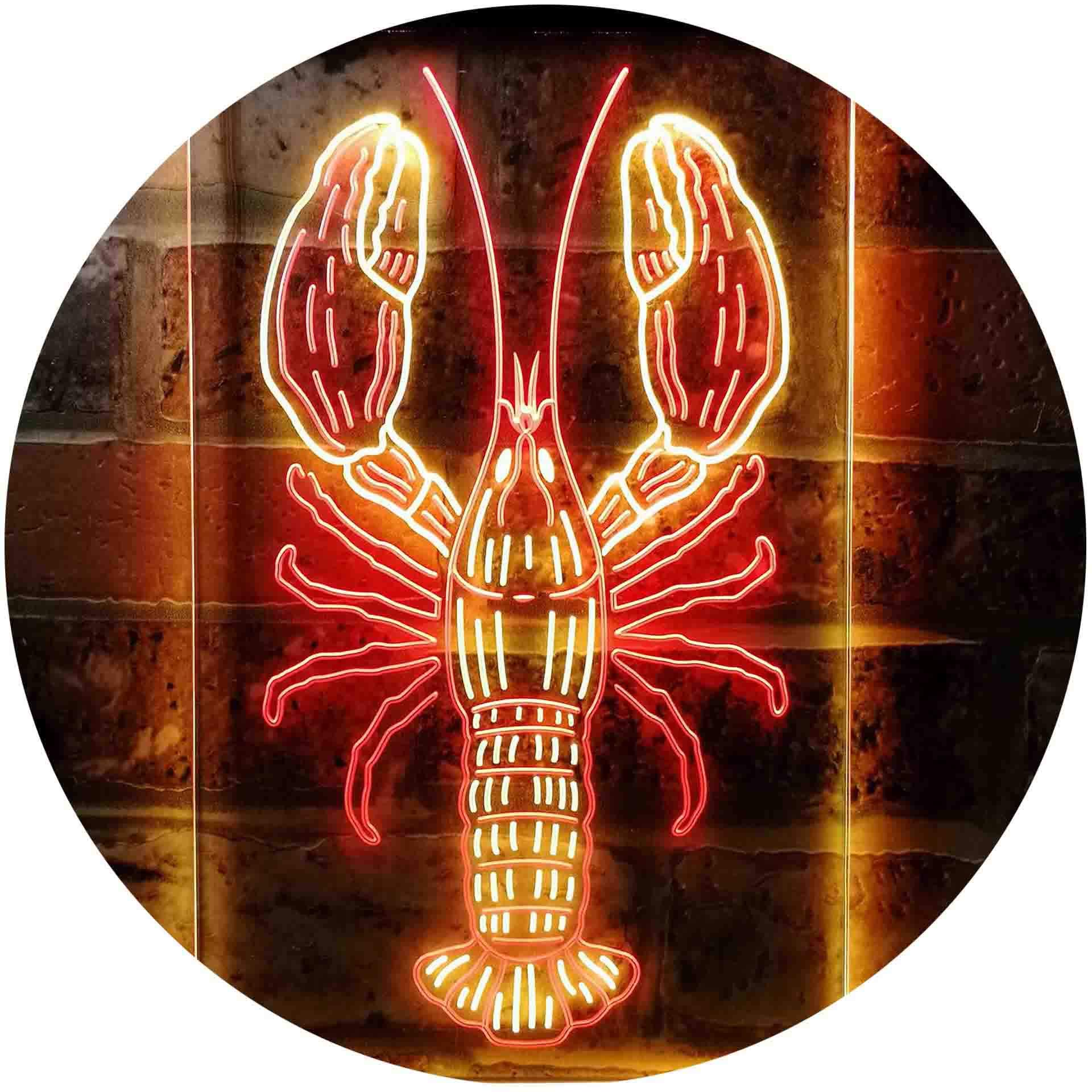 Neon Orange Lobster