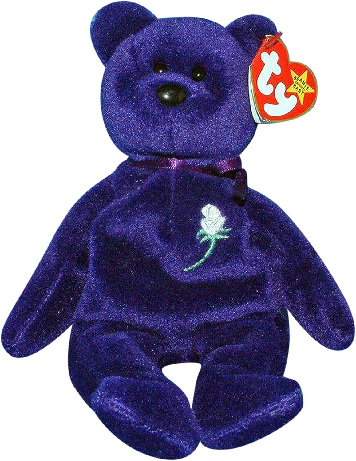 Amazon.com: TY Beanie Babies Princess the Bear Peluche de peluche - 8 1 ...