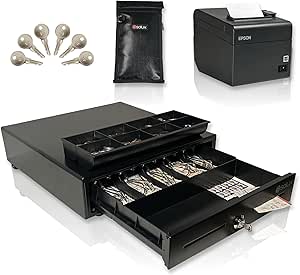 Amazon.com : SOLUX POS Hardware Bundle for Square System - 16" Square ...