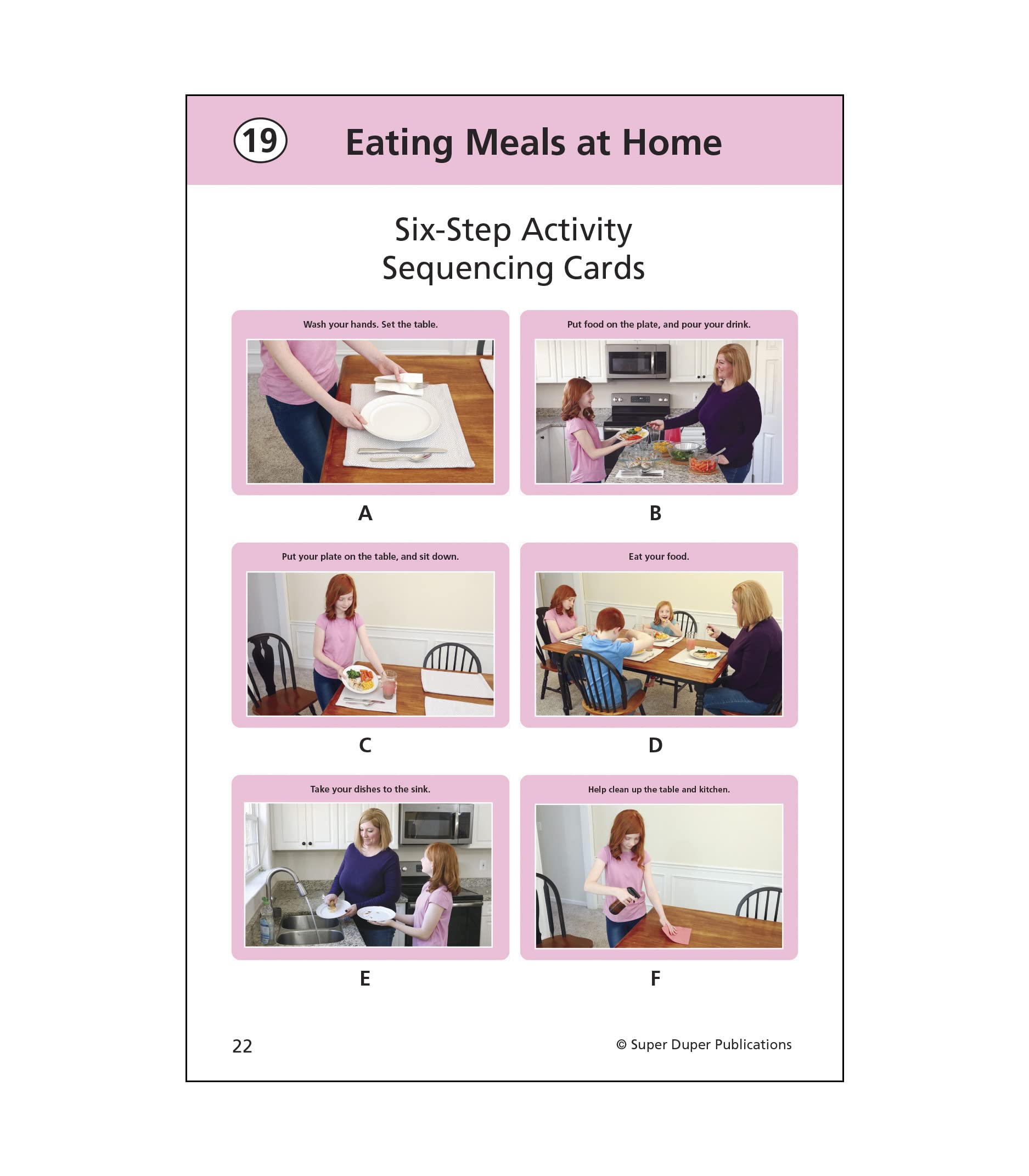 Buy Super Duper Publications | Webber® Activities of Daily Living Photo ...