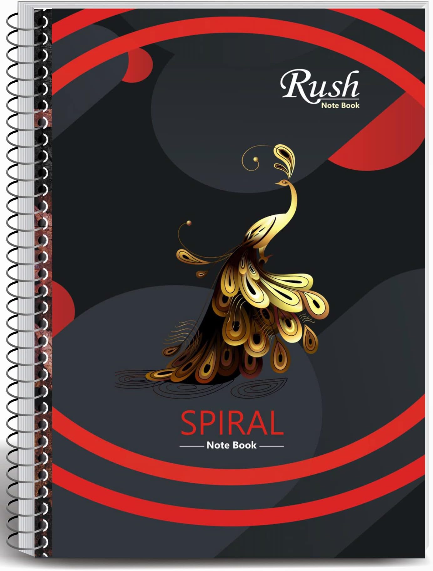 Rush Rough A4 Spiral Notebook 300 Pages | Single Line Ruled | 300 Pages ...