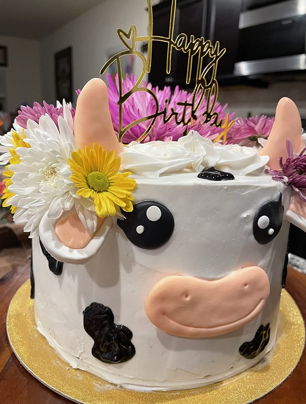 $2/mo - Finance JeVenis Cute Cow Cake Decoration Farm Animal Birthday ...