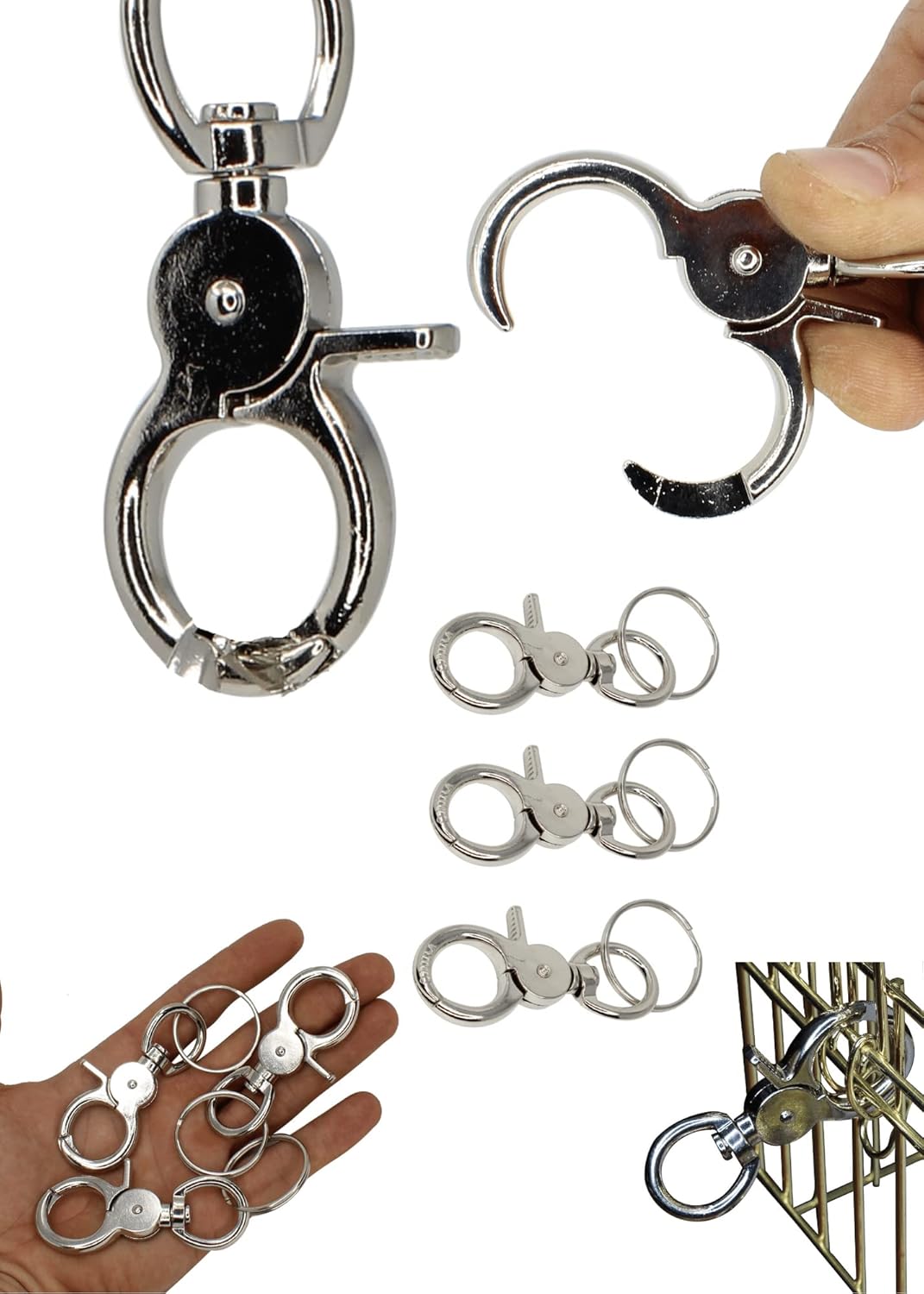 Amazon.com : 1321 Pack 3 Key, Claw, Feeding, Door, Cage, Lock, Chain ...