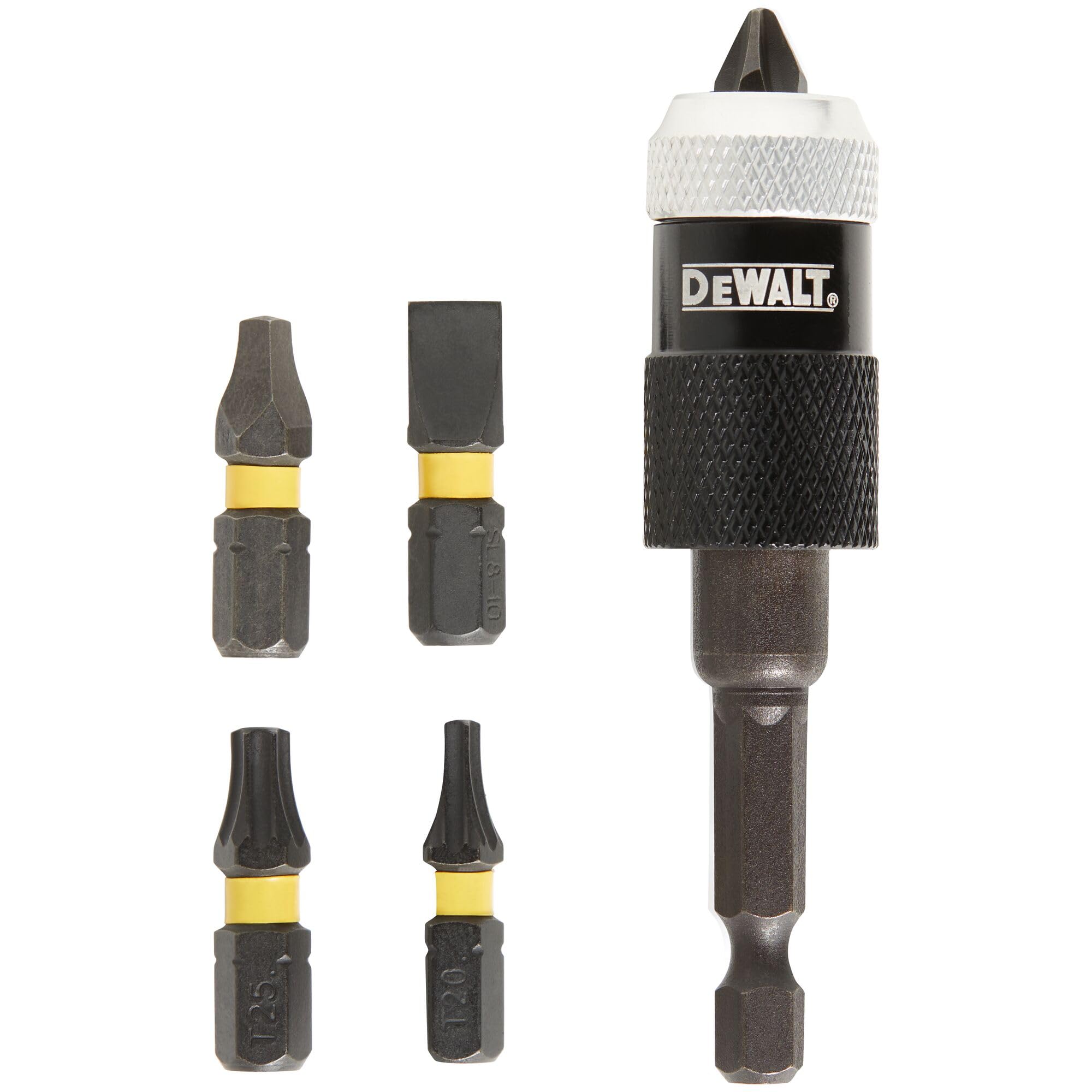 DEWALT Sujetador de Puntas para Atornillar y Perforar 6 Piezas (DW2507 ...