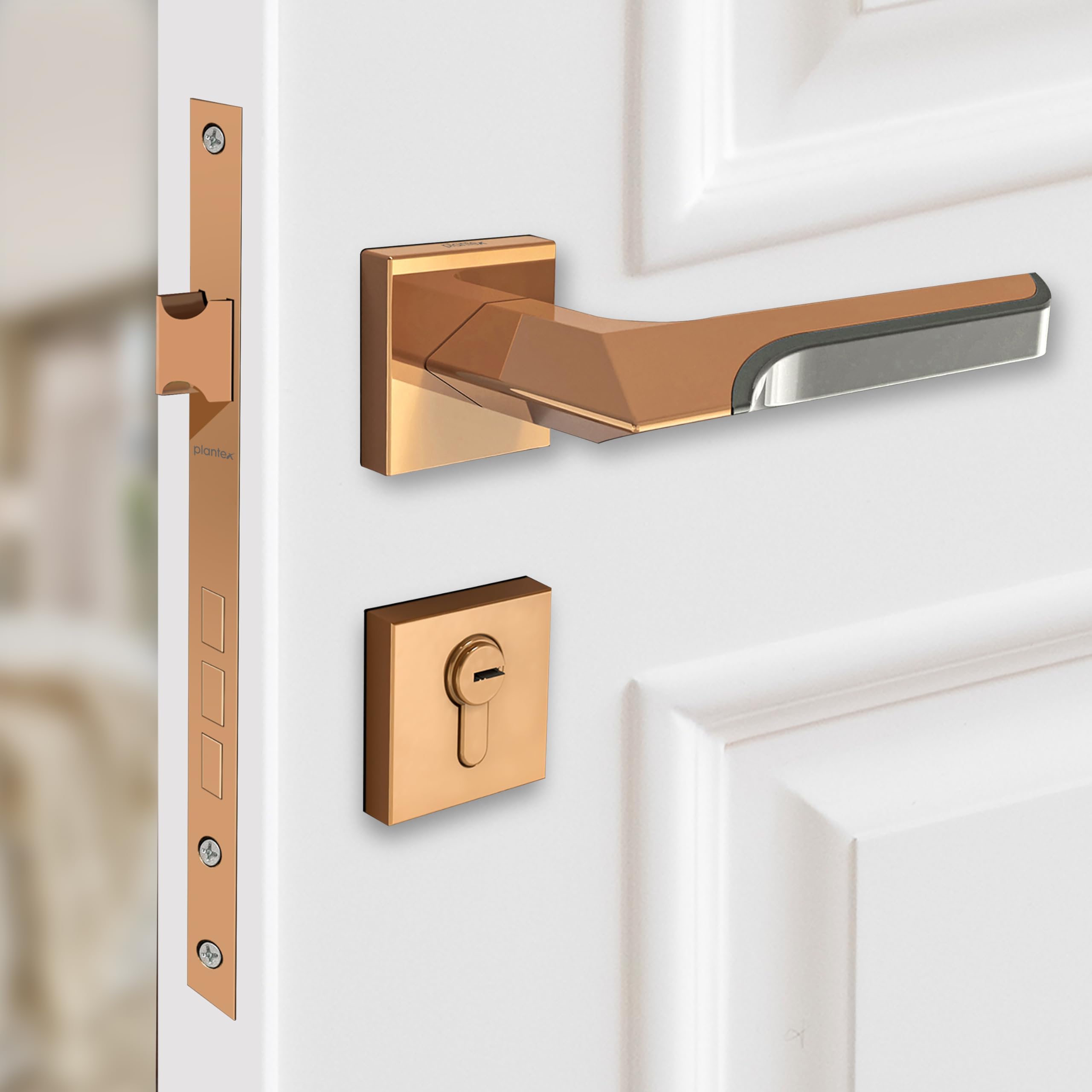 Plantex Triple Security Door Lock for Home/Main Door Lock Set with 3 ...