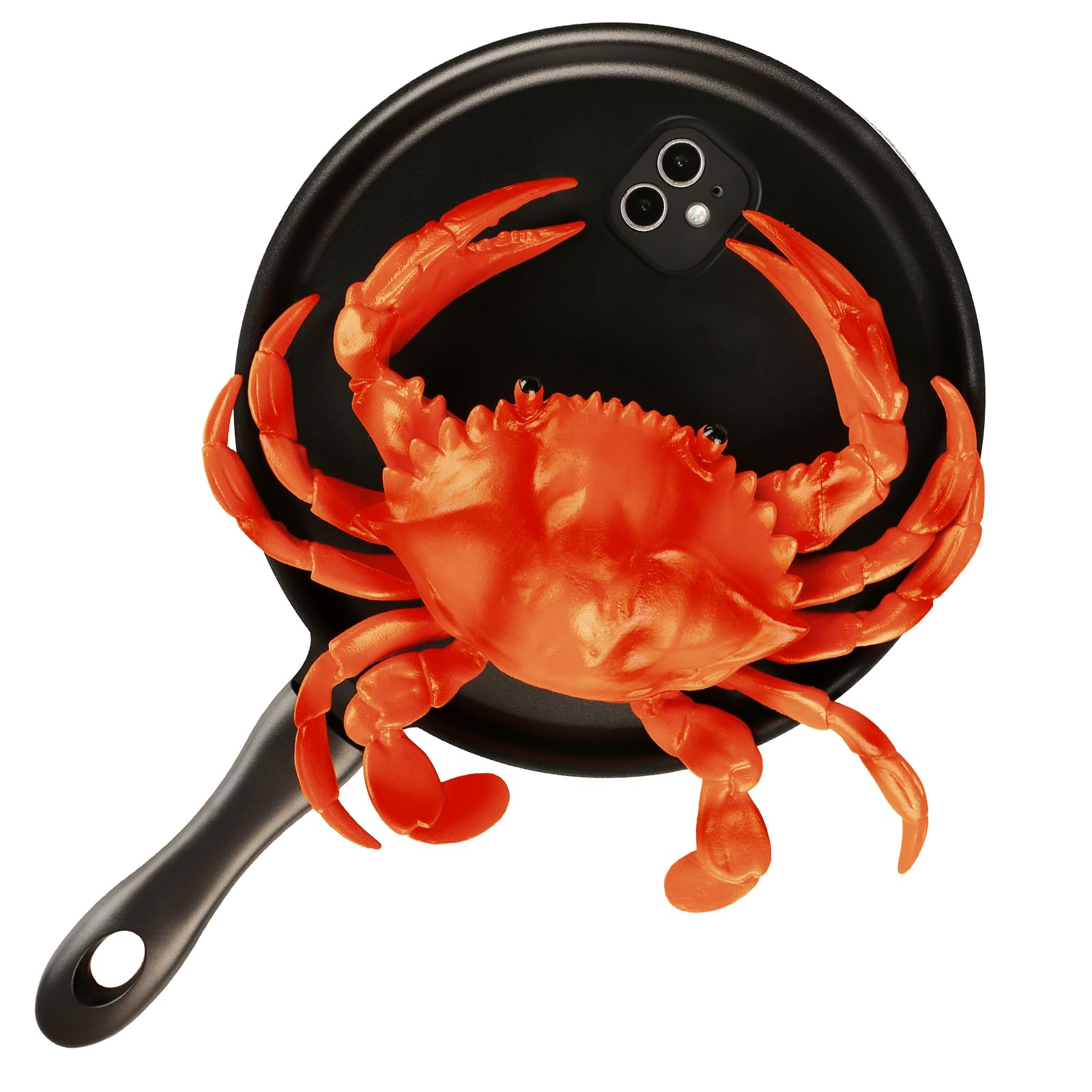 Amazon.com: TRADAY 3D Frying Pan Phone Case for iPhone 11 Funny Skillet ...