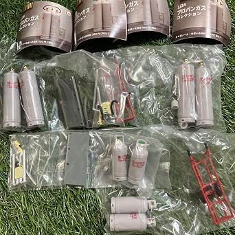 Amazon.co.jp: 124 Propane Gas Collection, 4 Types, Toys Cabin, Gacha ...