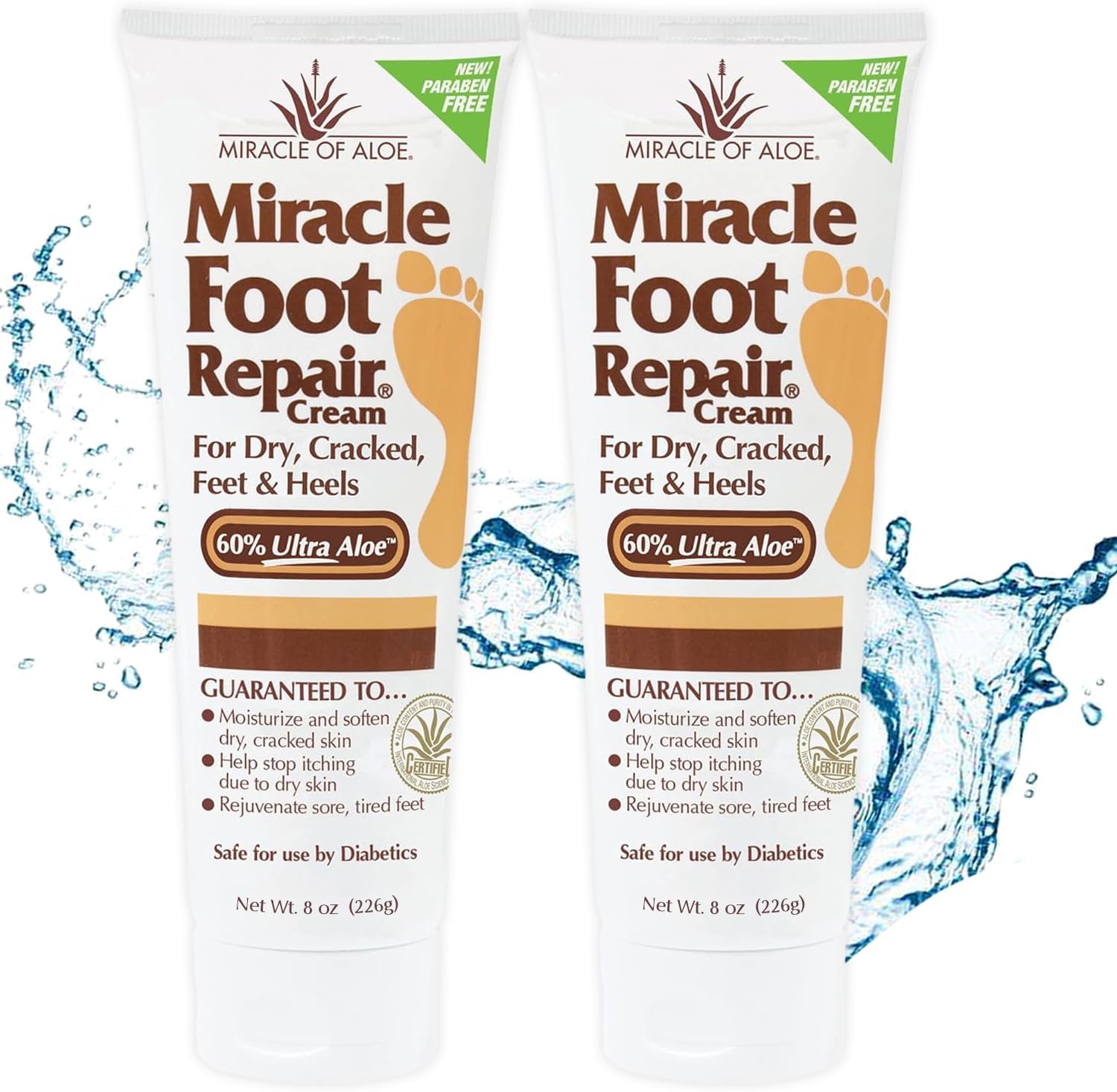 Amazon.com : Miracle Foot Repair Cream (8 oz / 2-Pack) Repairs Dry ...