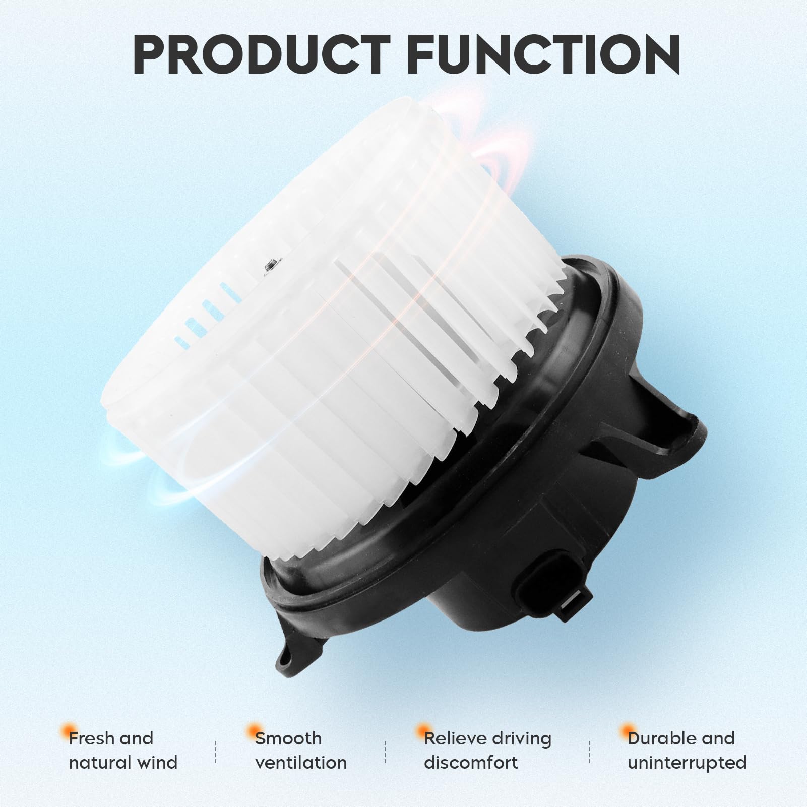 Blower Fan A/C Blower Motor - Direct Fit For 2005-2019 Nissan Frontier ...
