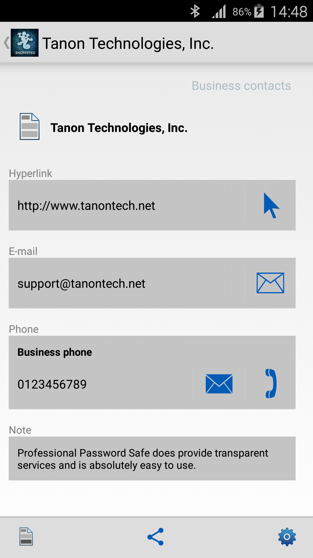 Professional Password Safe - App on Amazon Appstore