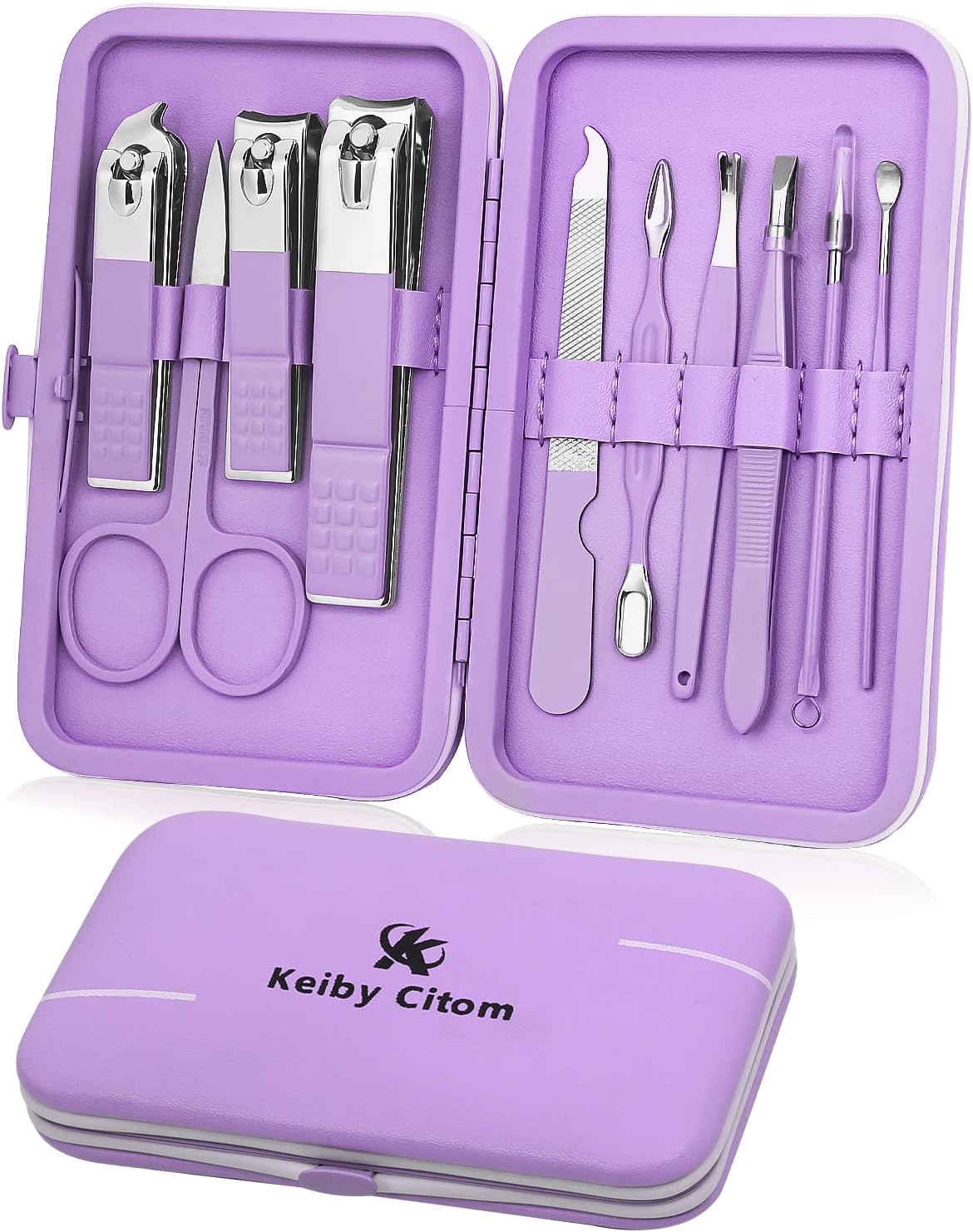 Amazon.com : Manicure Set, Travel Mini Nail Clippers Kit Pedicure Care ...
