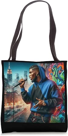 Amazon.com: City Rapper Tote Bag : Clothing, Shoes & Jewelry