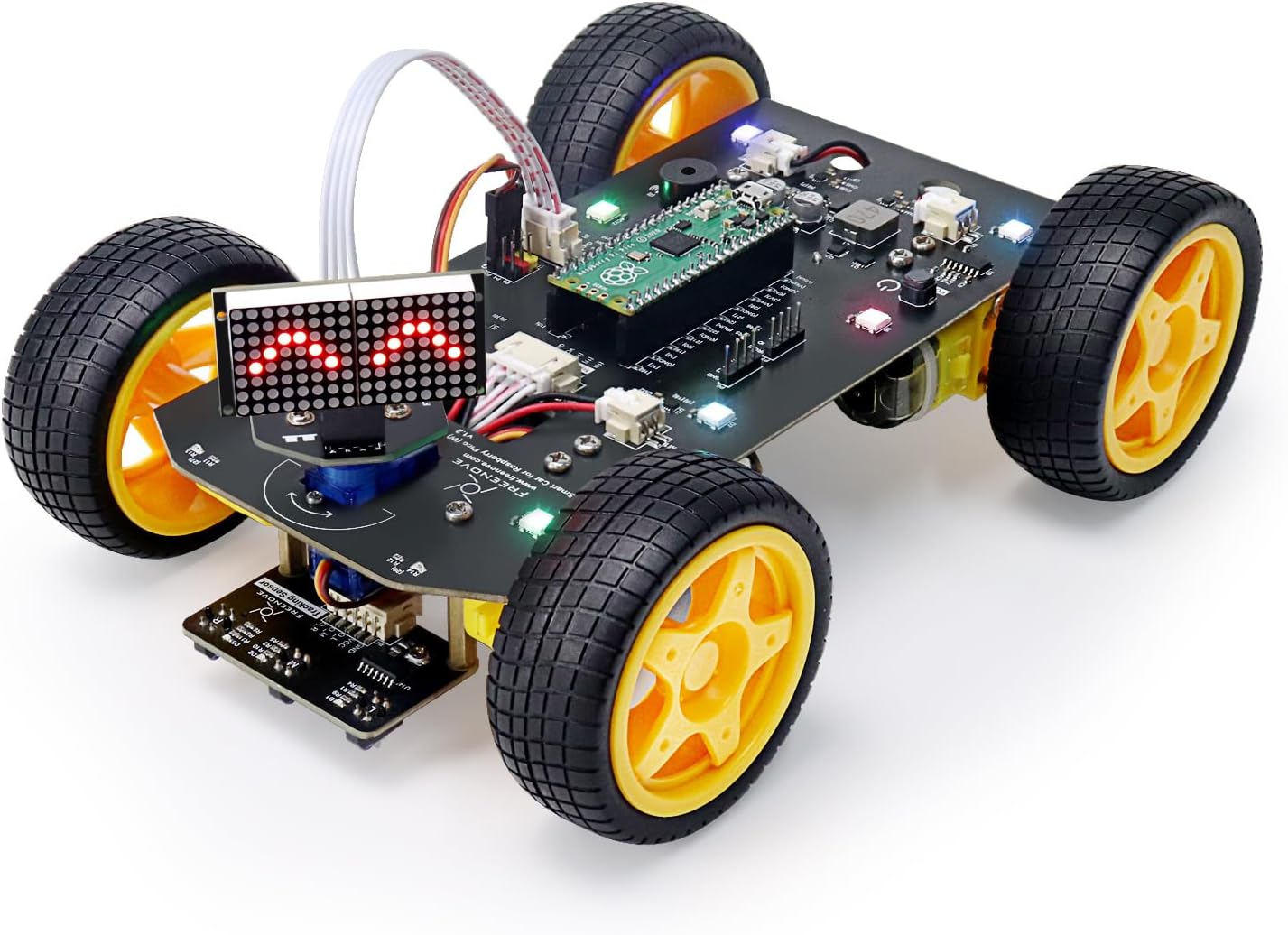 Amazon.com: Freenove 4WD Car Kit for Raspberry Pi Pico (Included ...
