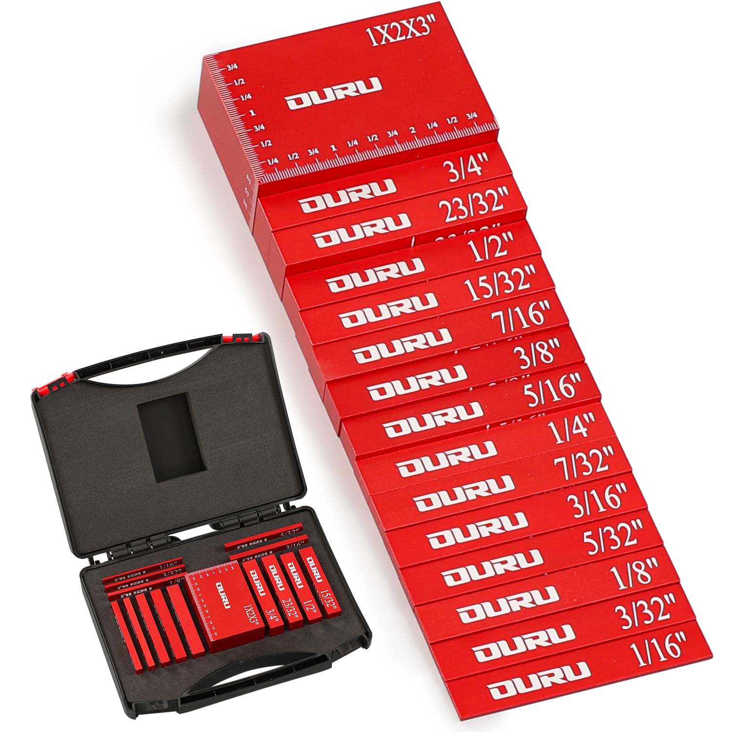 Snapklik.com : Setup Blocks Woodworking 15PCS Precision Aluminum Set Up ...