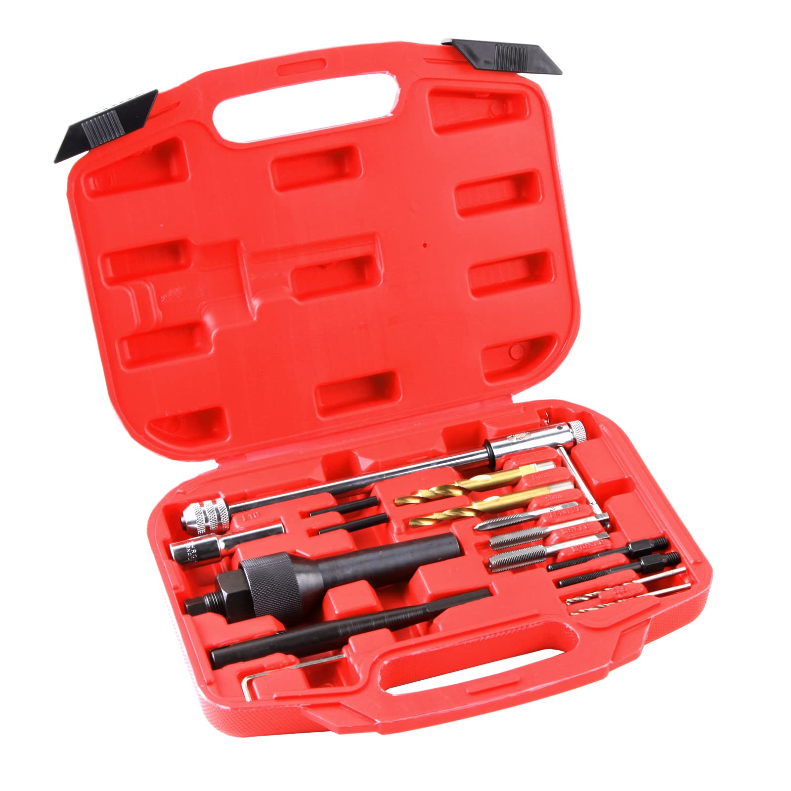 16pcs Glow Plug Removal Remover Tool Kit Damaged 8mm/0.3in 10mm/0.4in ...