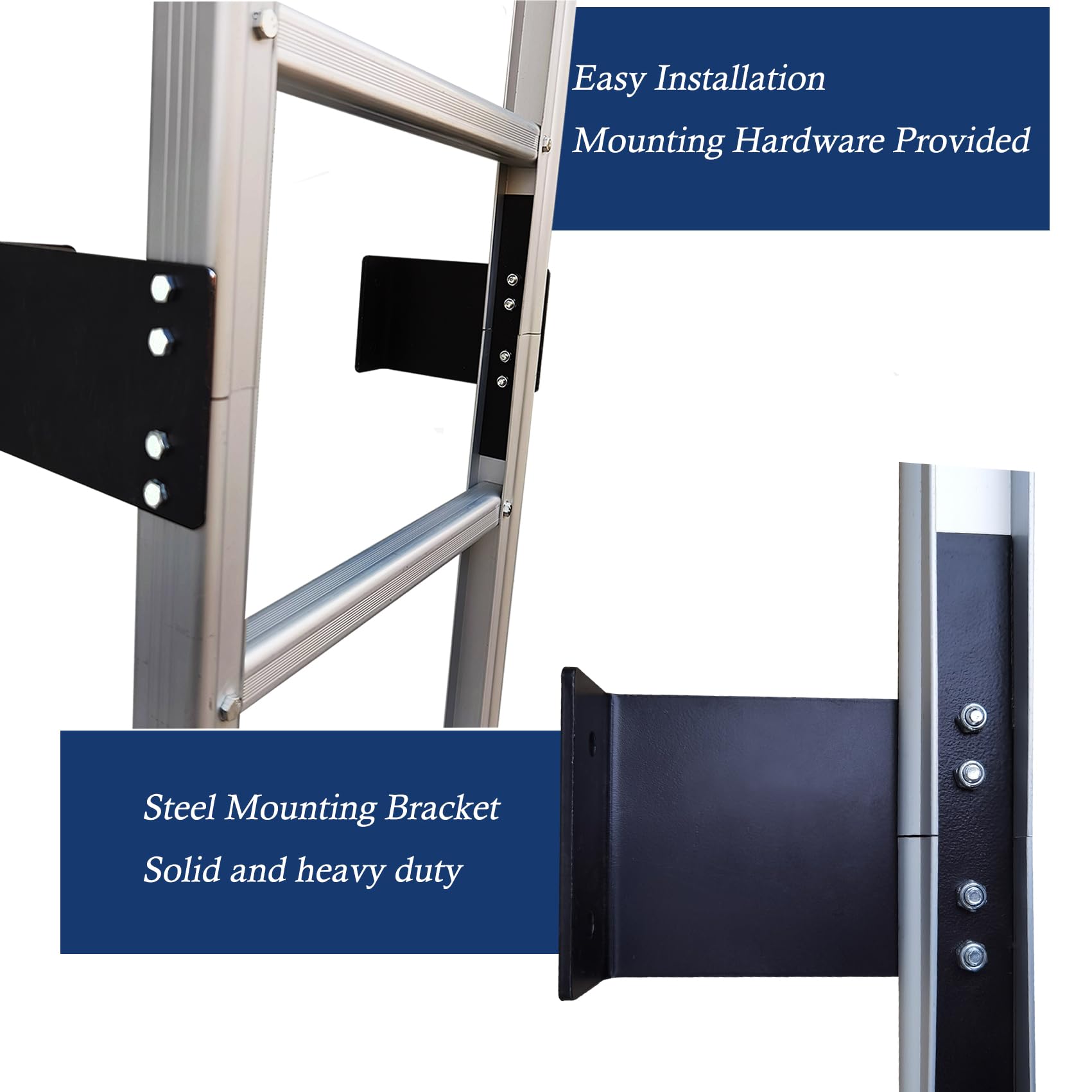 Snapklik.com : BIGalleons Basement Ladder 10 Rung, 9ft H Aluminum ...