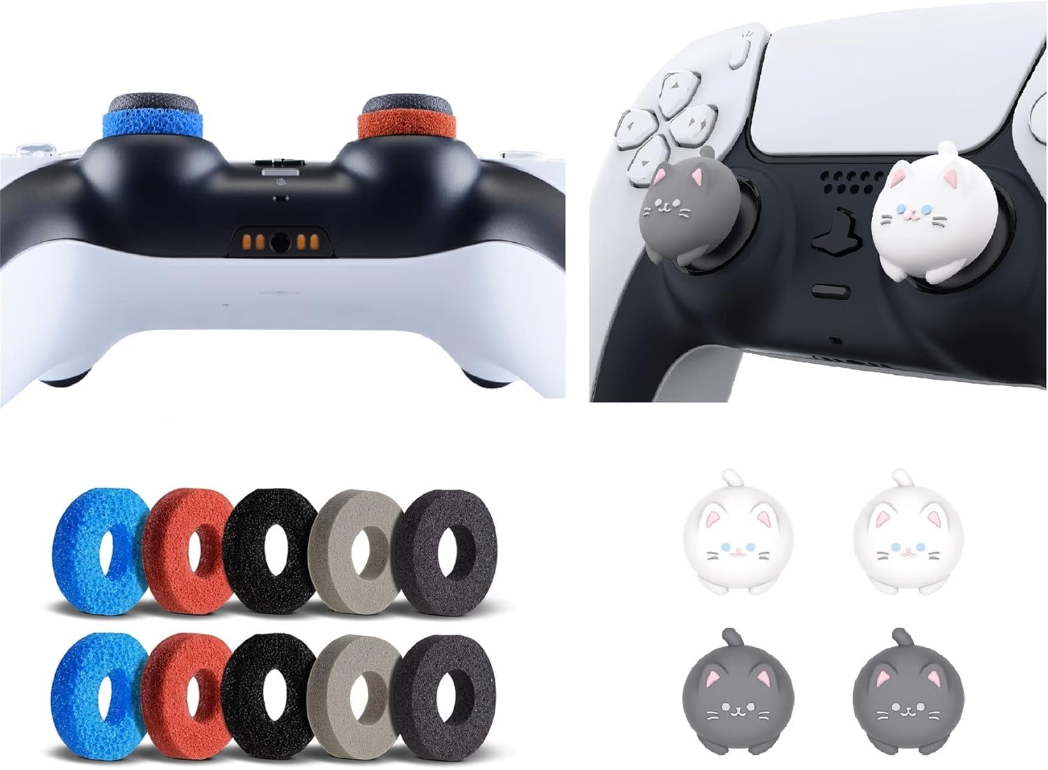 Amazon.com: PlayVital 5 Pairs Aim Assist Target Motion Control ...