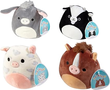 Amazon.com: Squishmallow 5" Assorted Single Plush - Receive 1 of 4 ...