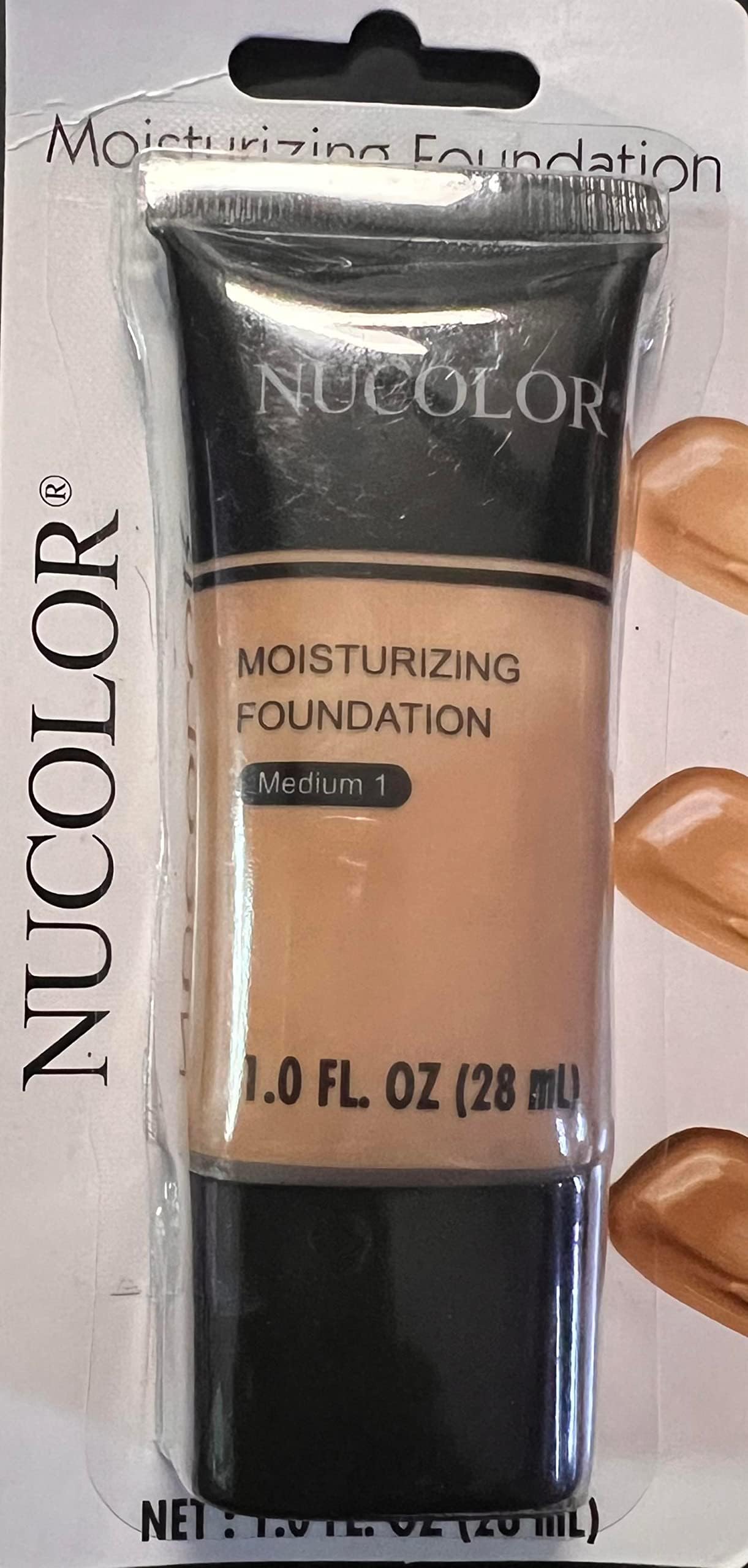Amazon.com : NUCOLOR Moisturizing Foundation - Medium 1 : Beauty ...