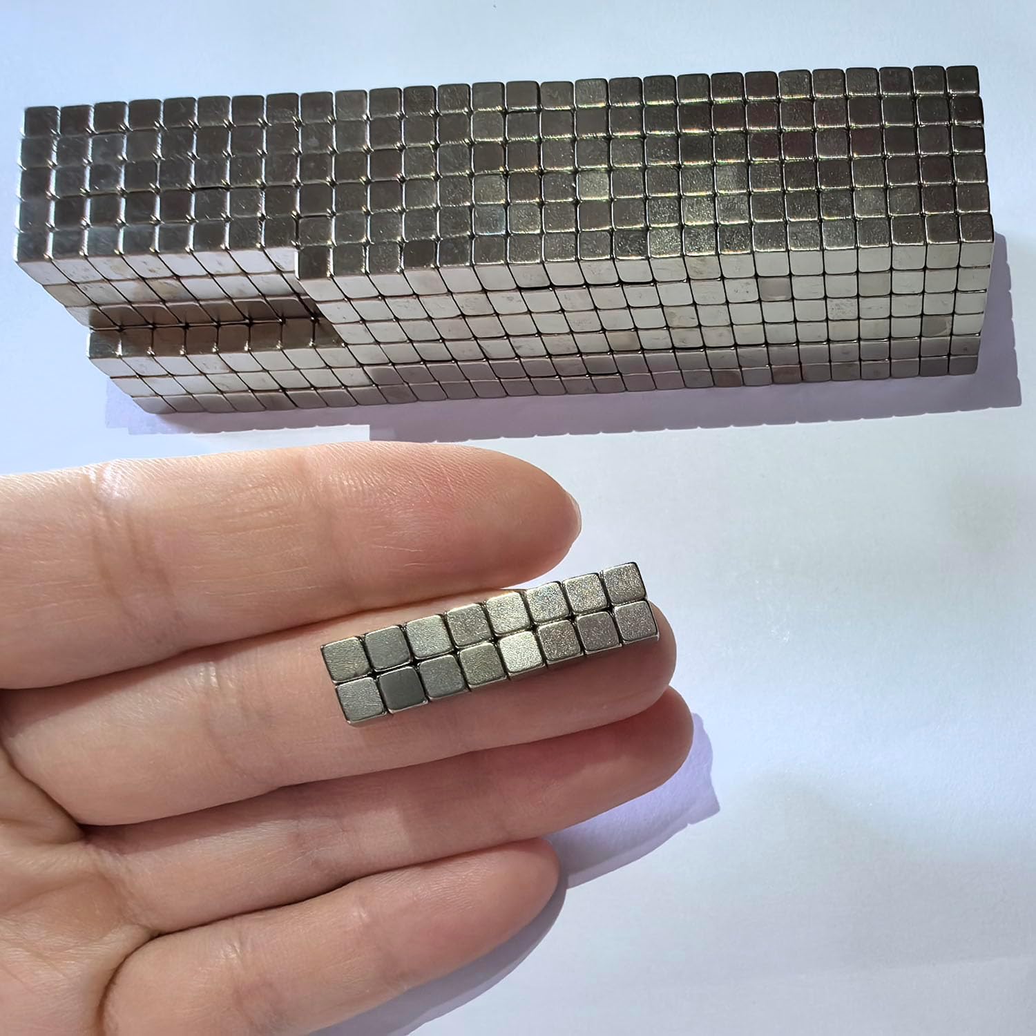 Amazon.com: 100 Pieces 4x4x4mm Small Fridge Magnets for Crafts ...