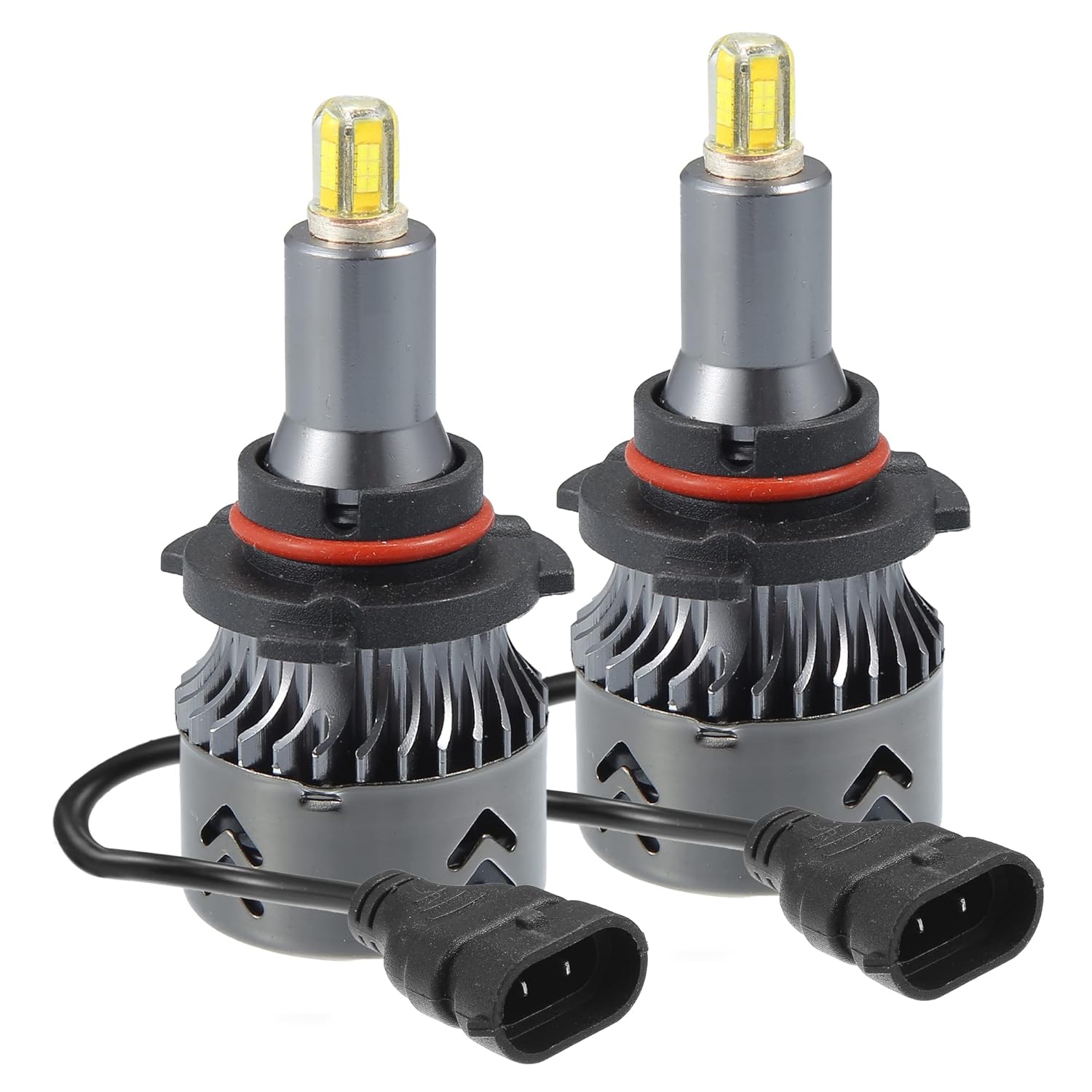 X AUTOHAUX 2pcs 9005/HB3 LED Headlight Bulbs 360-Degree Brightness ...