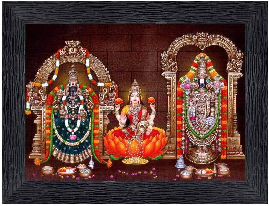 Tirupati Balaji - Lord Venkateswara Religious Wood Photo Frames ...