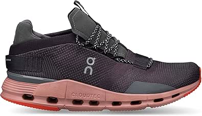 Amazon.com | On Running Men's Cloudnova Sneakers (Eclipse - Rose, 9 Medium US) | Road Running