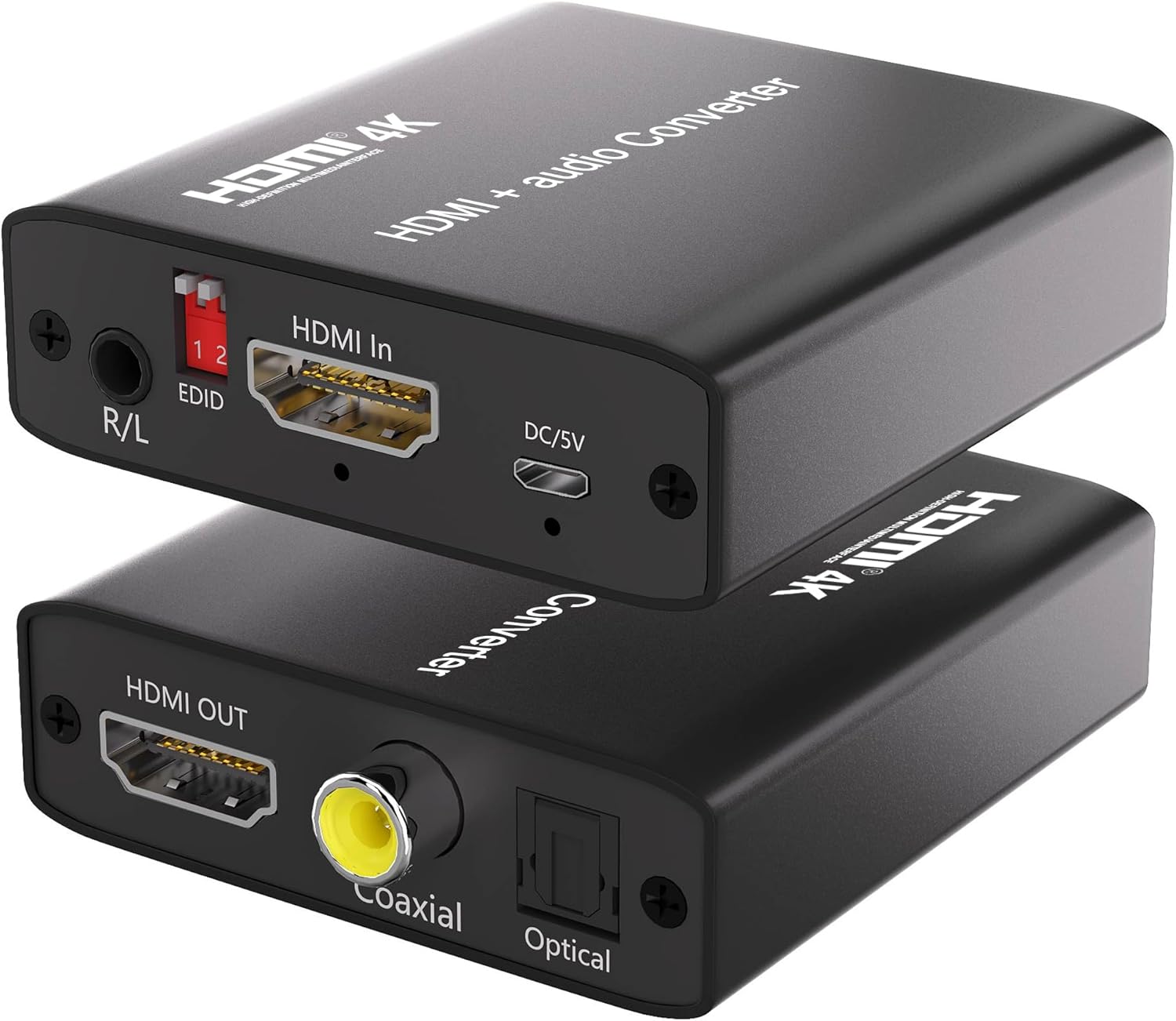 Amazon.co.jp: Movcle HDMI Audio Separator, 4K Compatible, HDMI Audio ...