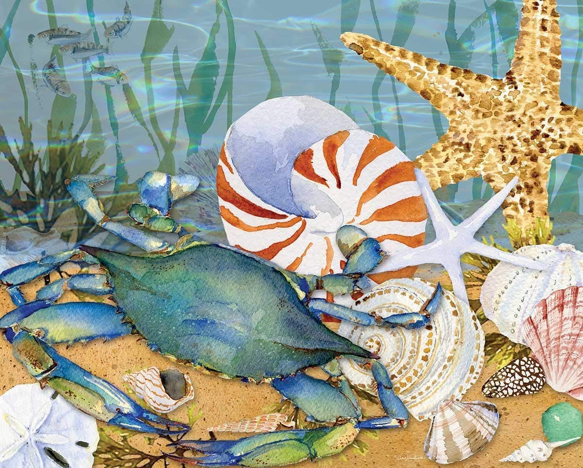 Amazon.com: Heritage Puzzle Under The Sea - 1000 Piece Ocean Jigsaw ...