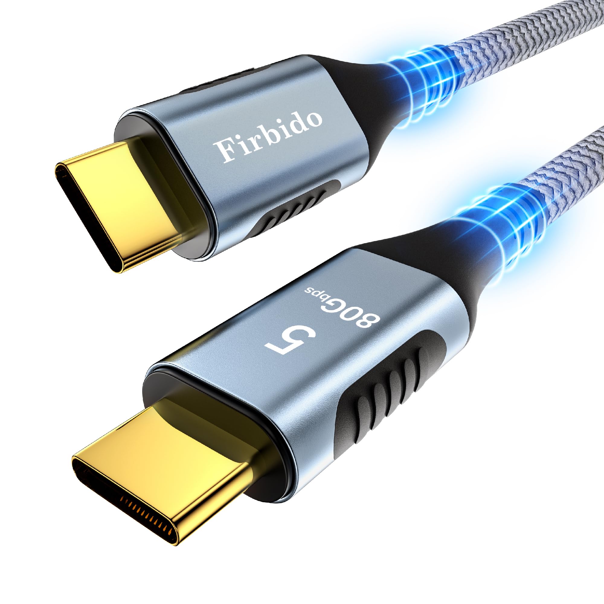 5ft For Thunderbolt 5 Cable High Speed 80gbps 120gbps Bandwidth ...